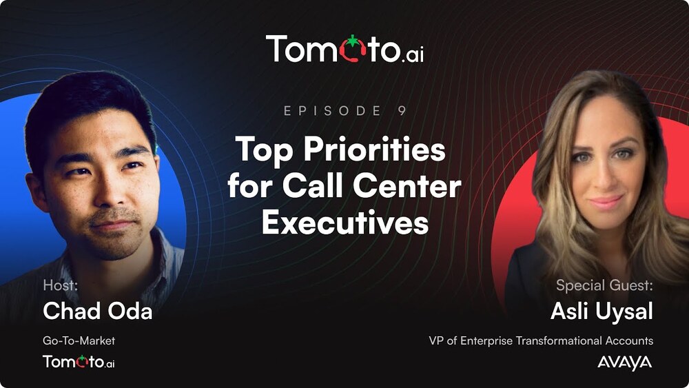 Avaya VP Shares Top Priorities for Call Center Execs - Tomato.ai