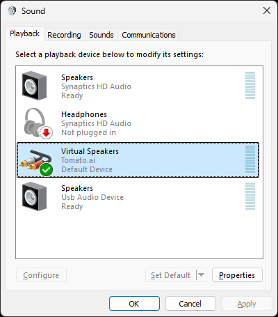 Comms App not Converting Audio - Tomato.ai