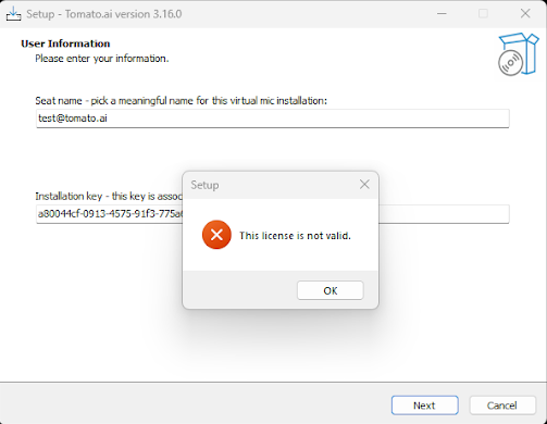 Unable to Install the PC App - Tomato.ai